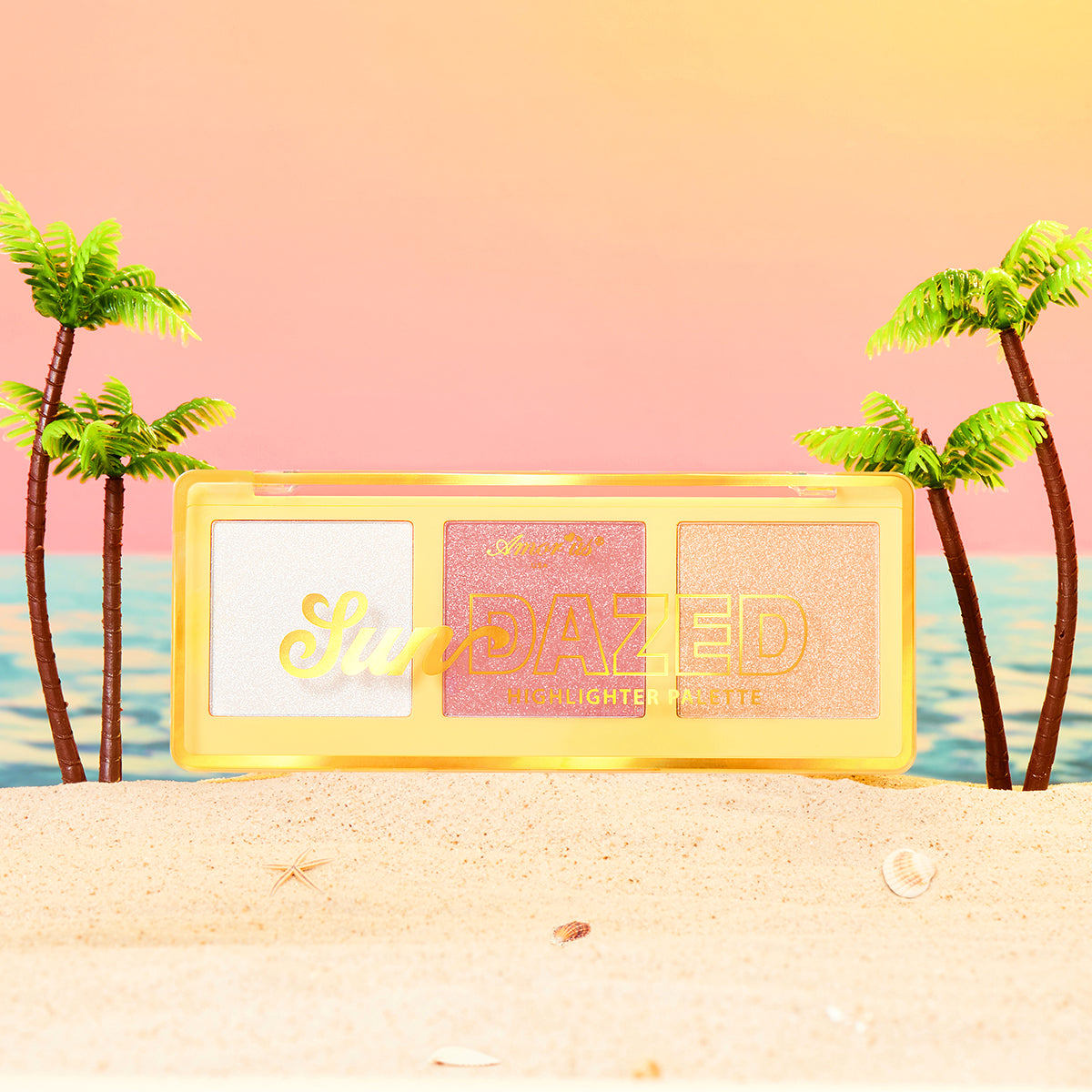 Sun Dazed - Highlighter Face & Body Palette | Amorus USA