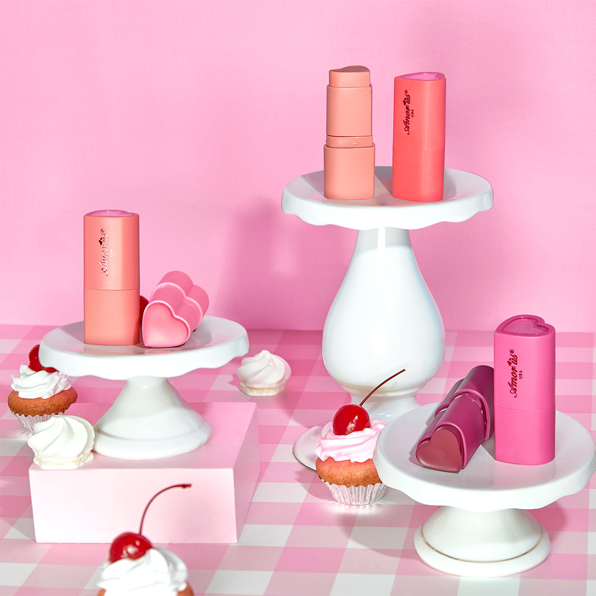 Sweet Blush Set | Sweet Blush Heart Shaped Stick Blush | Amorus USA
