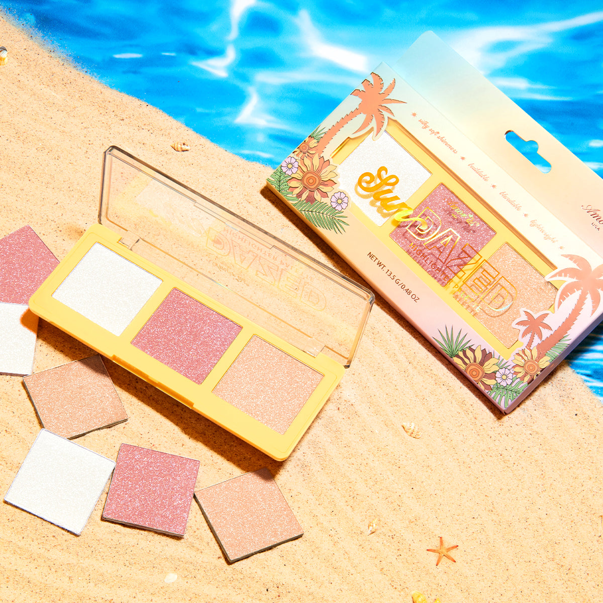 Sun Dazed - Highlighter Face & Body Palette | Amorus USA