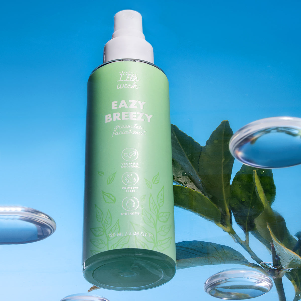 Eazy Breezy Green Tea | Korean Facial Mist | 11th Wish & Amorus USA